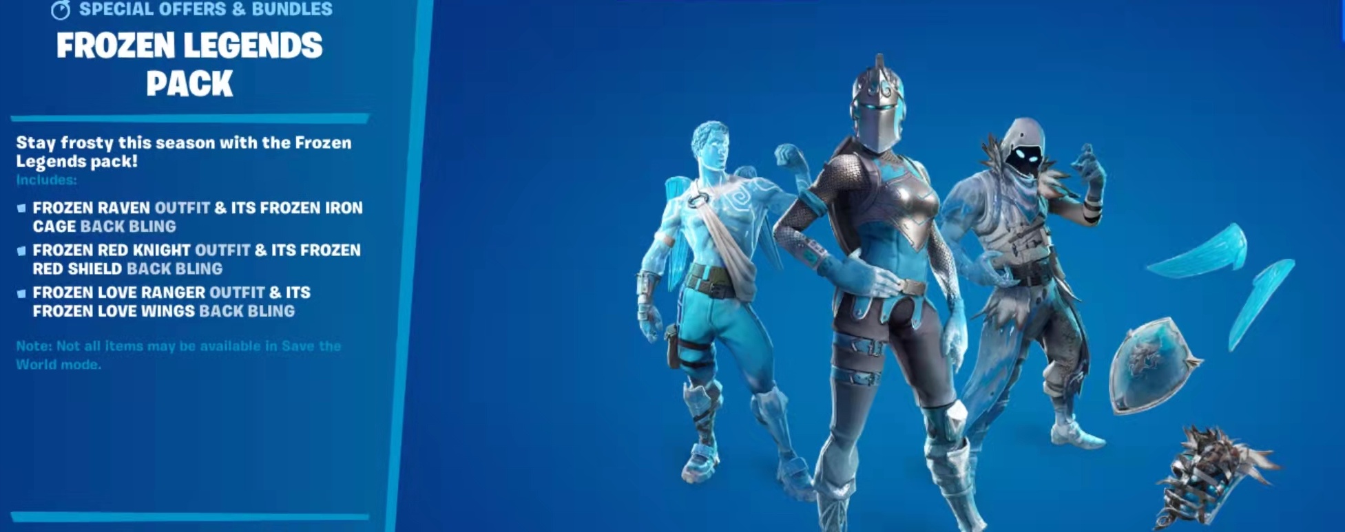Fortnite Top Up FROZEN LEGENDS PACK | Fortnite | KALEOZ