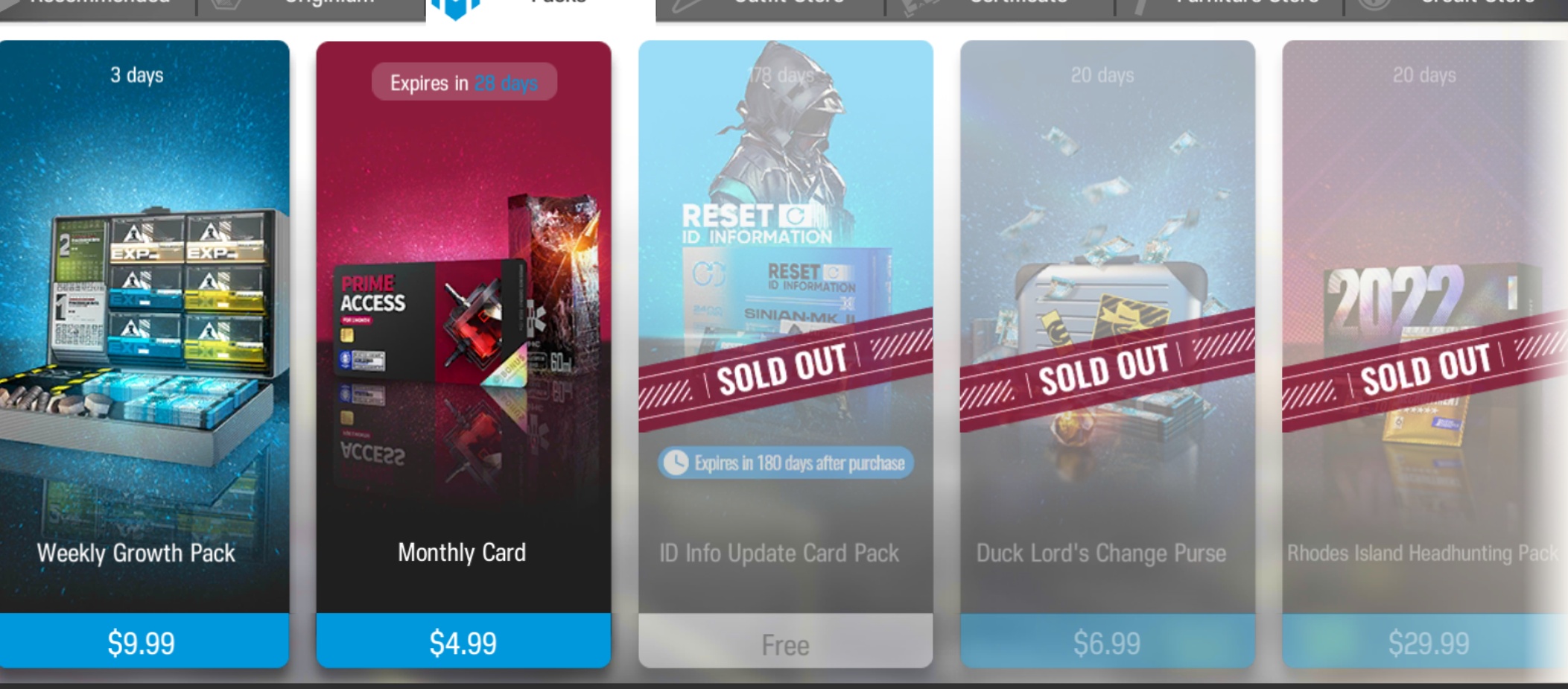 Arknights Top Up Duck Lord's Change Purse $7 | Arknights | KALEOZ