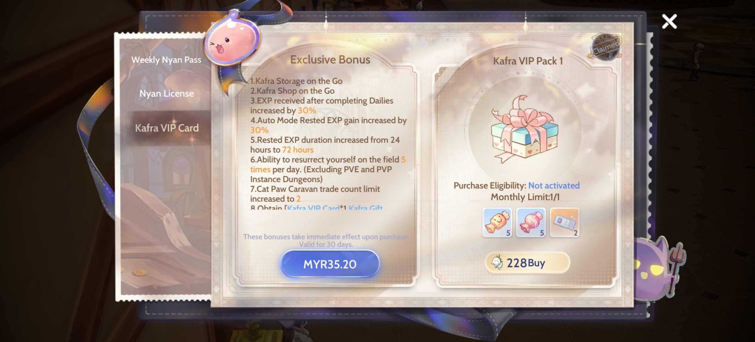 Ragnarok Origin Global / Kafra VIP . Need Secret code only | Ragnarok ...