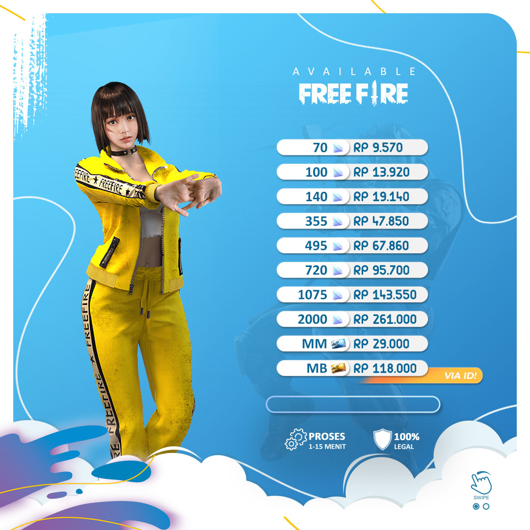 Free Fire 2000 Diamonds Free Fire KALEOZ