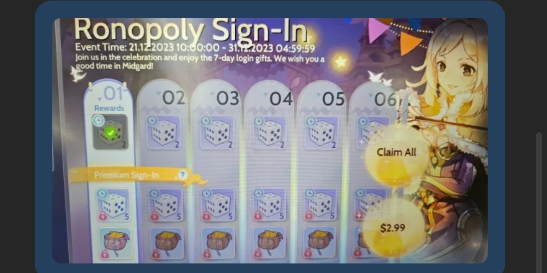 Ragnarok Origin Global /Ronopoly sign in gift , only need secret code ...