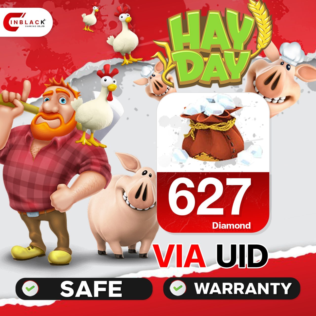 Hay day - 627 ( 570+57 ) TAGID by Inblackm open 24 hr. | Hay Day | KALEOZ