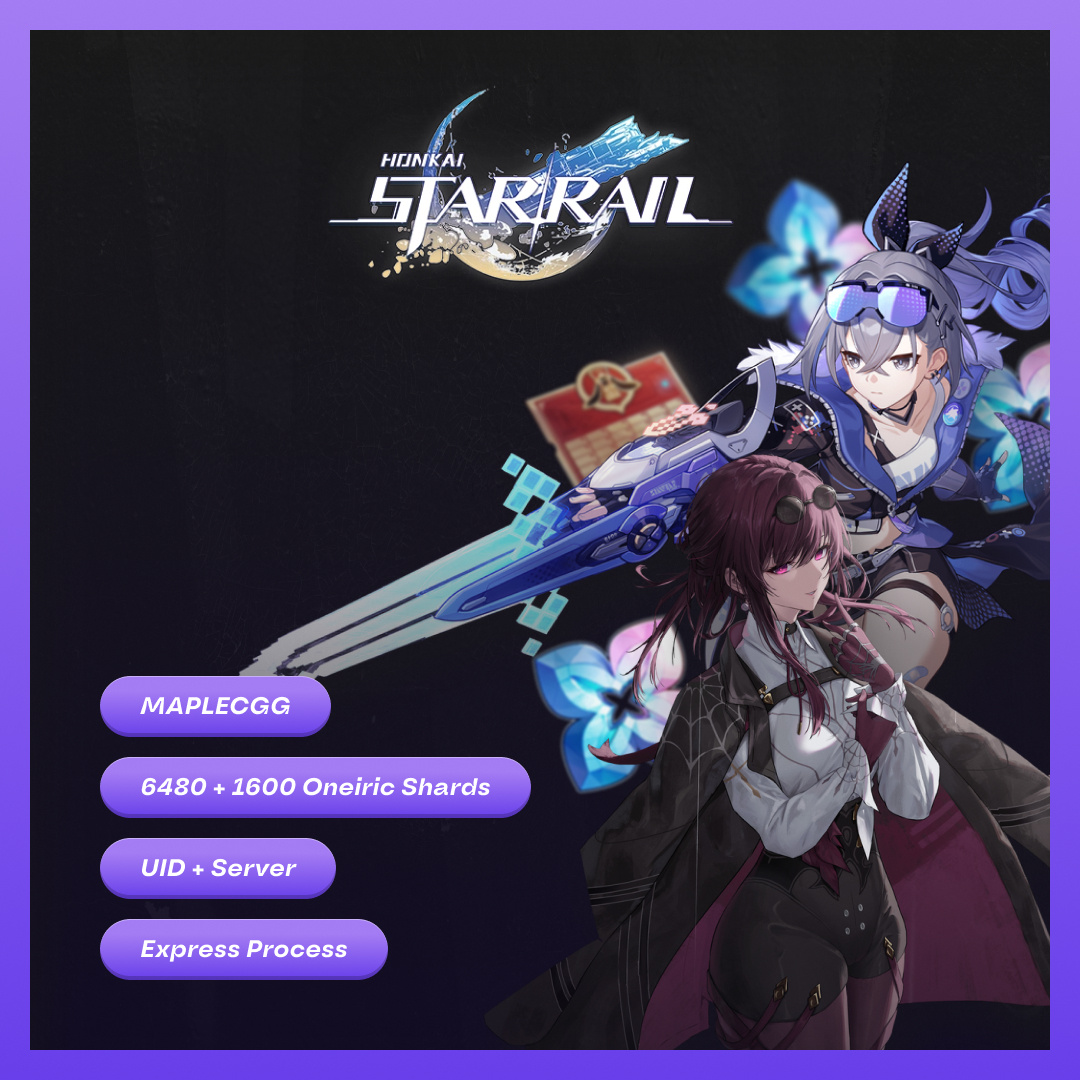 [ INSTANT ] Honkai: Star Rail / 6480 + 1600 Oneiric Shards - UID ...