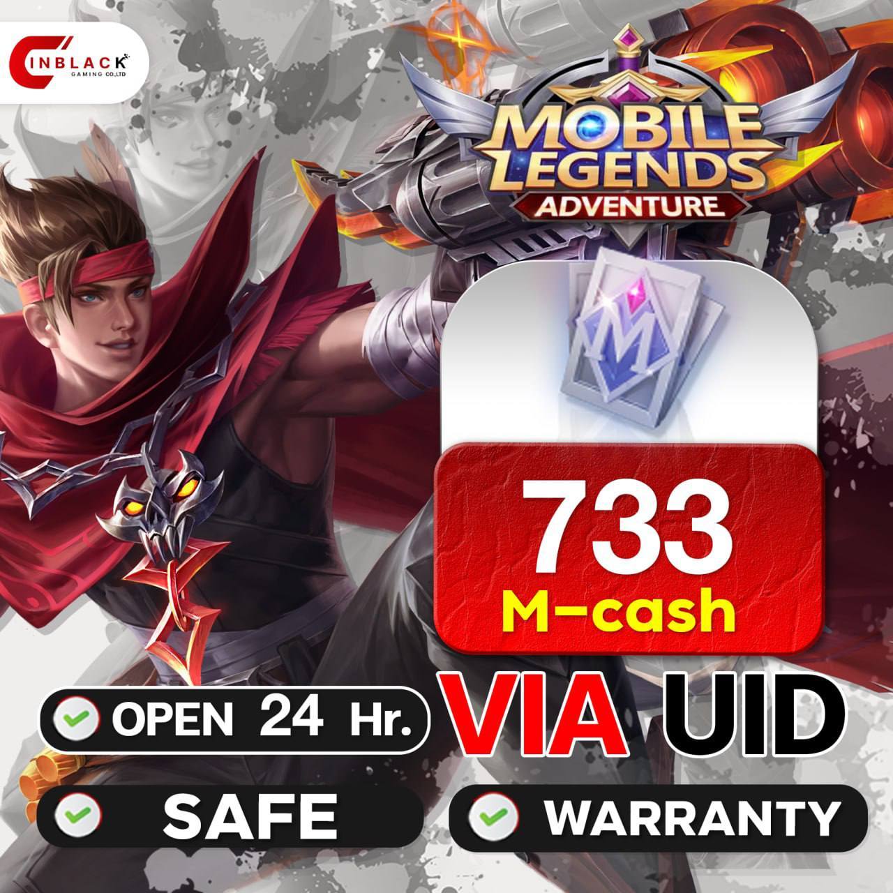 Mobile Legends: Adventure - 733 M-cash UID by Inblackm open 24 hr. top ...