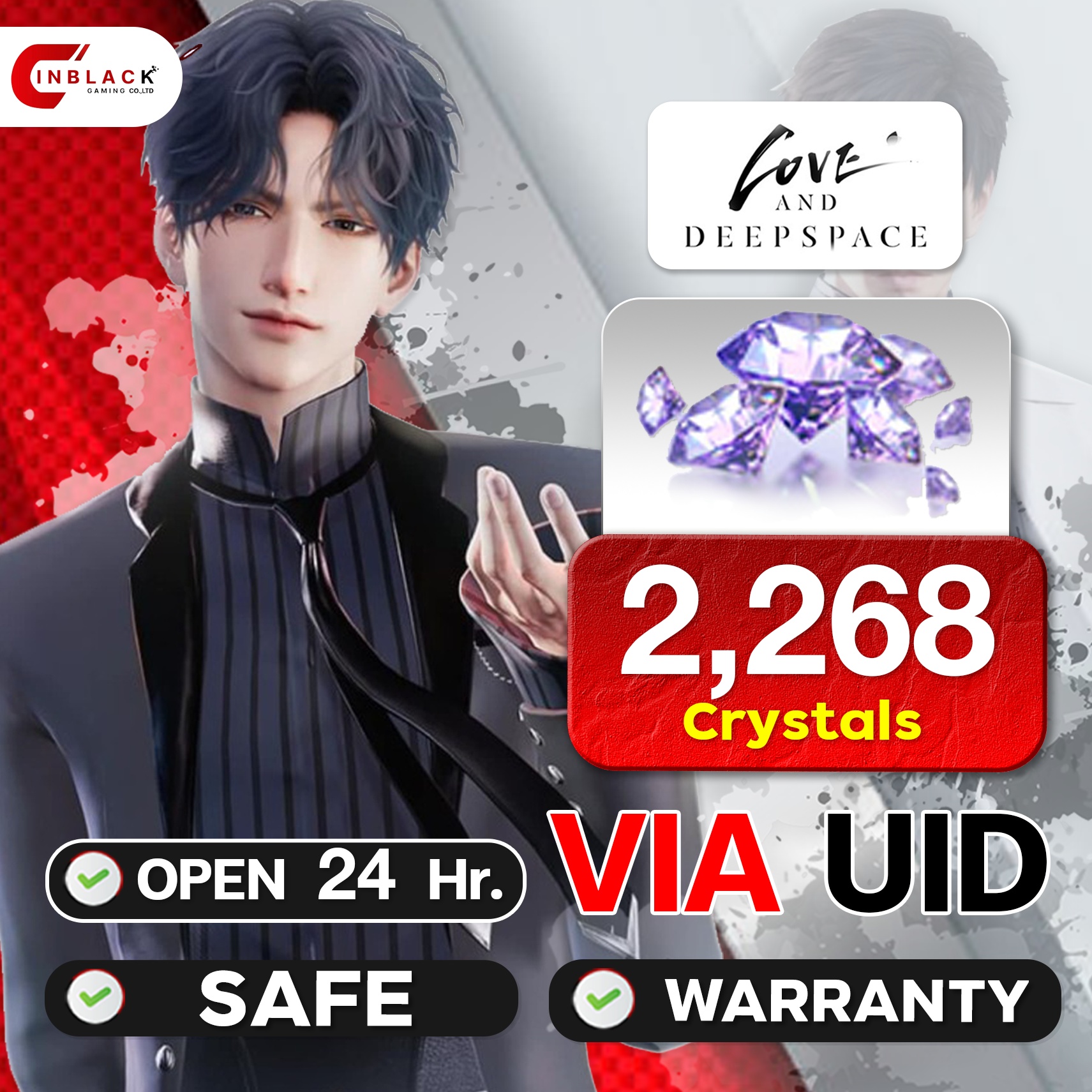 Love and Deepspace - 1980 Crystals+360 Diamonds UID by Inblackm open 24 hr. | Love and Deepspace ...