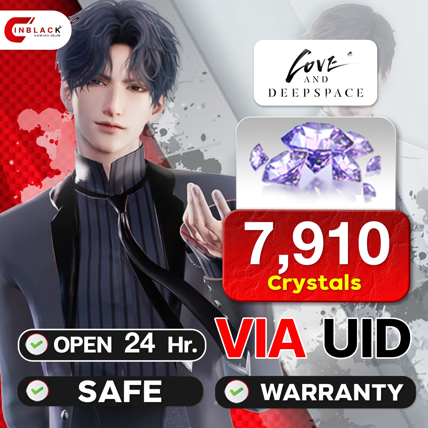 Love and Deepspace - 6480 Crystals+1600 Diamonds UID by Inblackm open ...