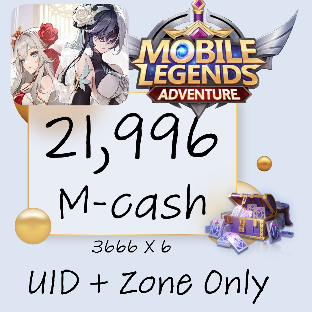Mobile Legends: Adventure - Fast Recharge 21,996 M-Cash (3,666 X6 ...