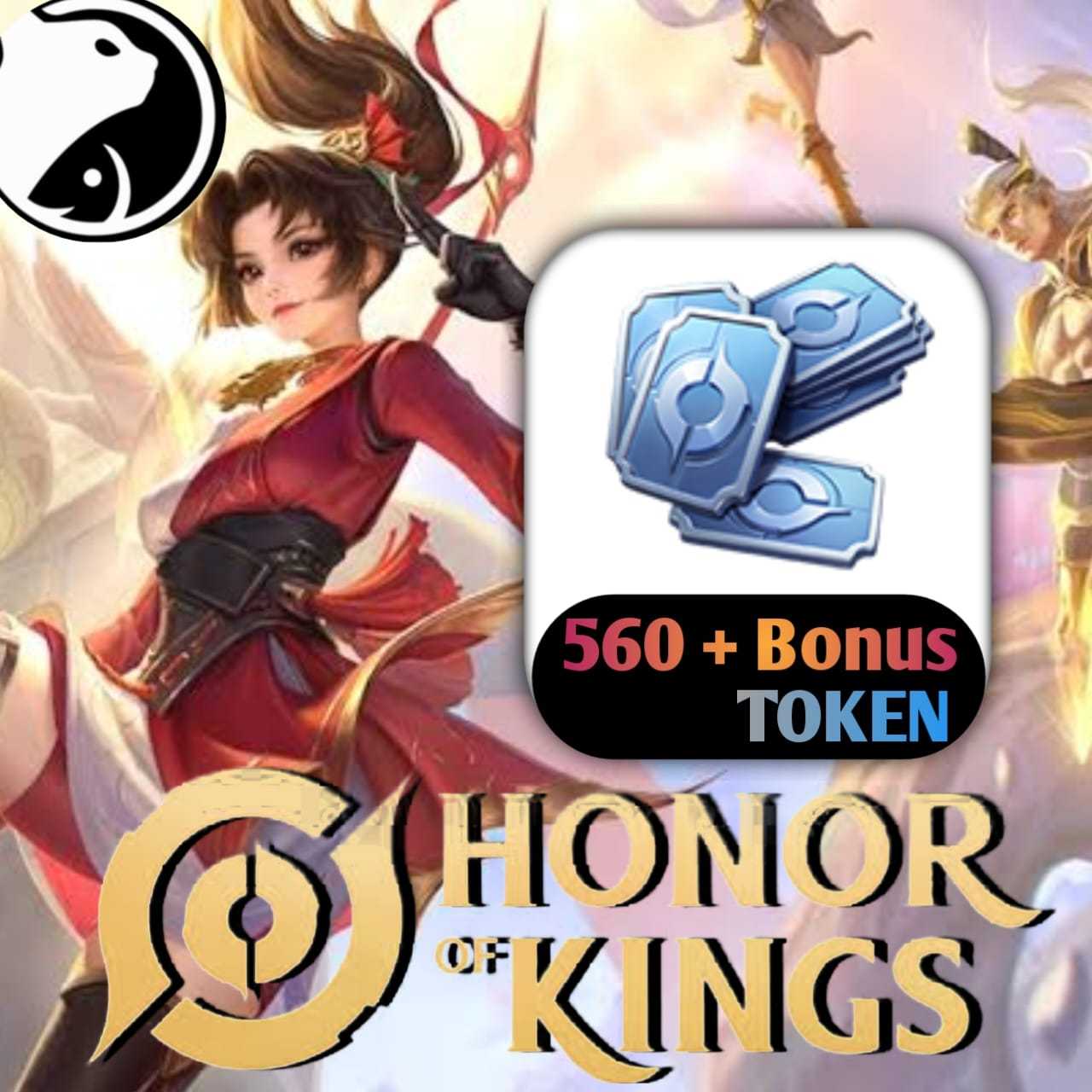 Honor of Kings FAST DELIVERY 560 + 45 Token ( First Topup 560 + 112 Token ) VIA : UID (GLOBAL ...