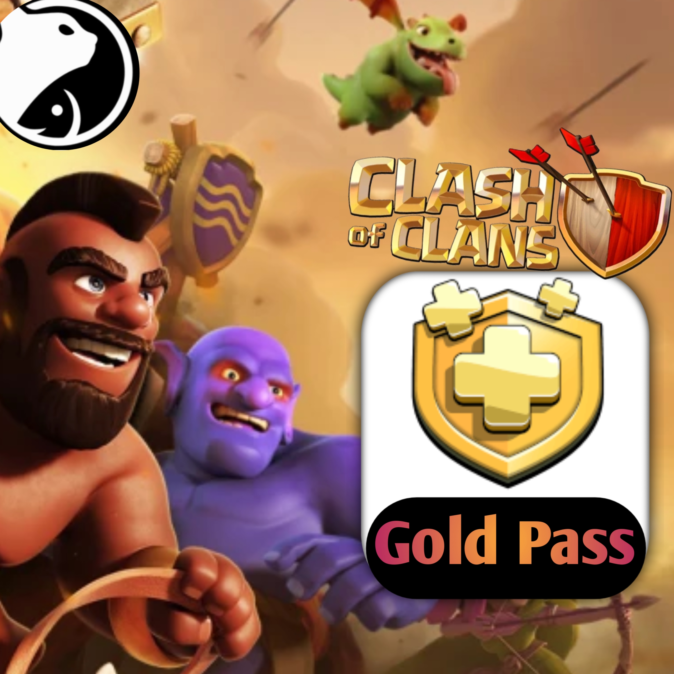 Clash of Clans COC FAST DELIVERY GOLD PASS BY #PLAYER TAG | Clash of ...