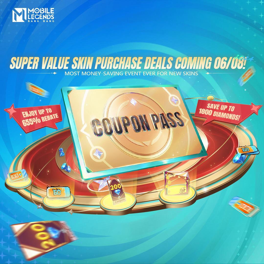  FAST MLBB COUPON PASS VIA UID MALAYSIA Mobile Legends Bang Bang
