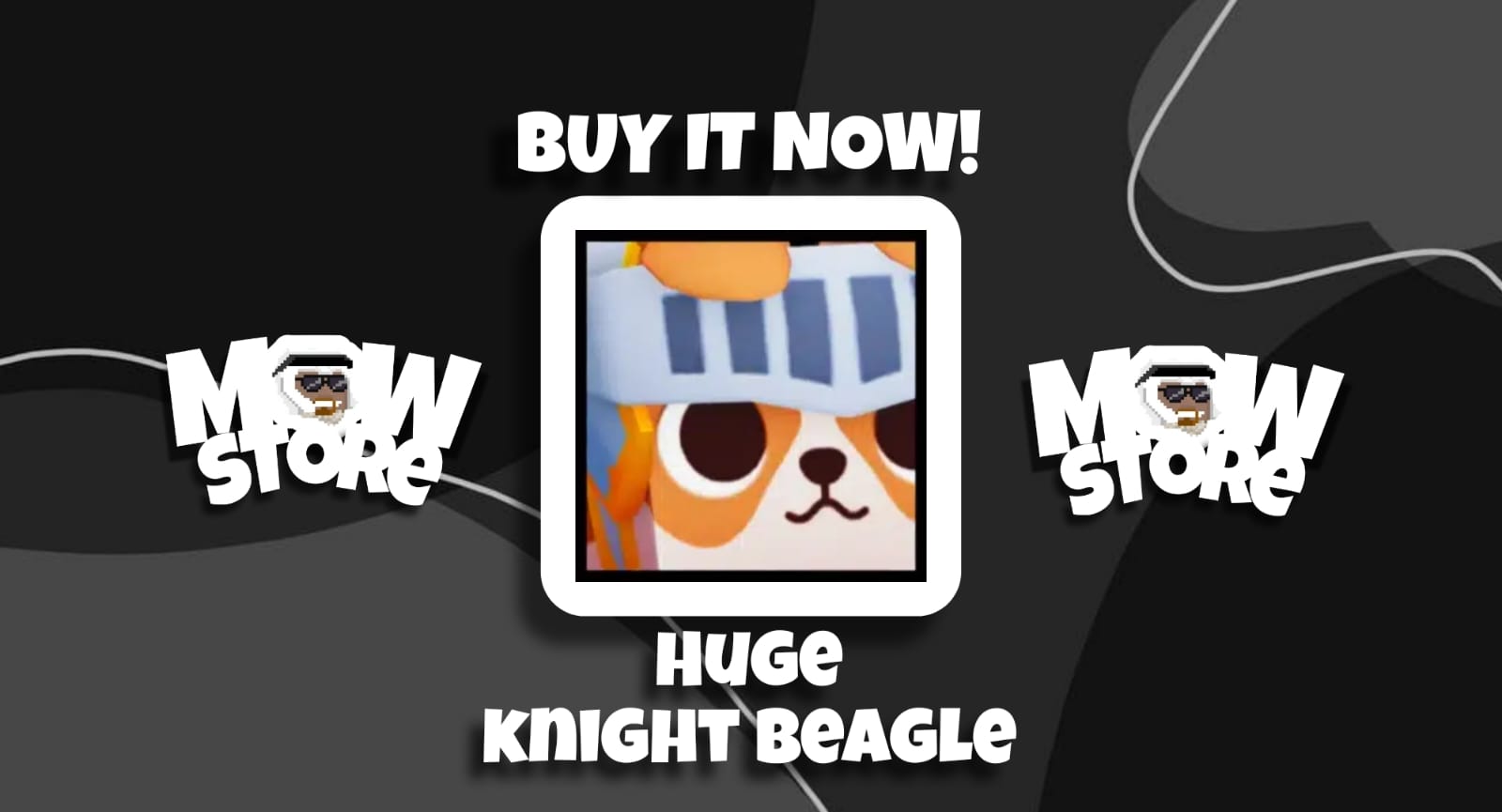 Huge Knight Beagle (Pet Simulator 99) | Roblox | KALEOZ