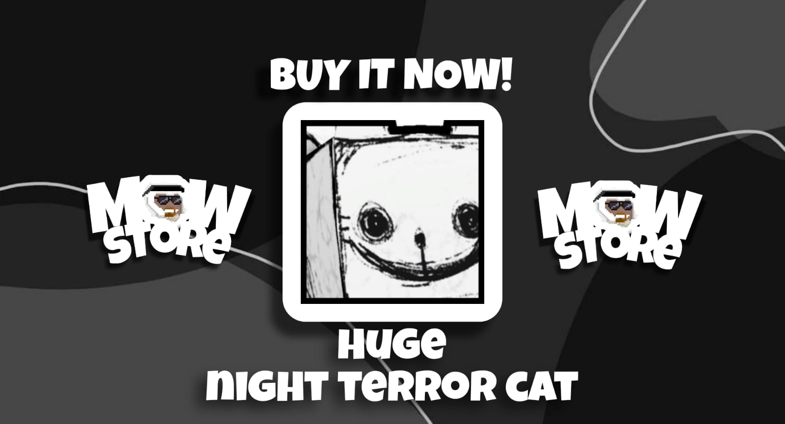 Huge Night Terror Cat (Pet Simulator 99) | Roblox | KALEOZ