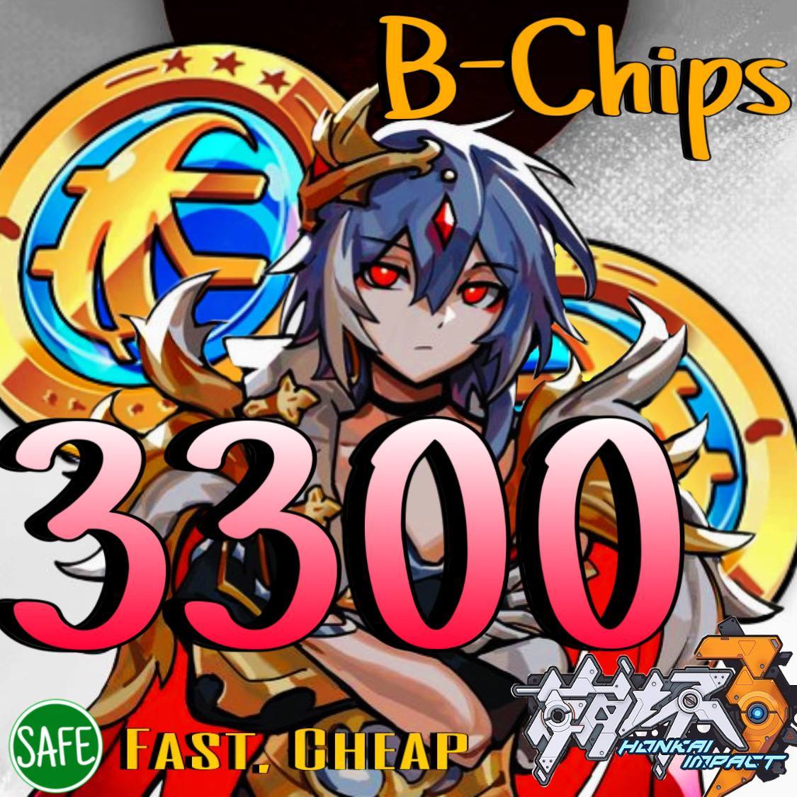 3300 B-chips Honkai Impact 3 (by uid) SEA server (fast,cheap,safe ...