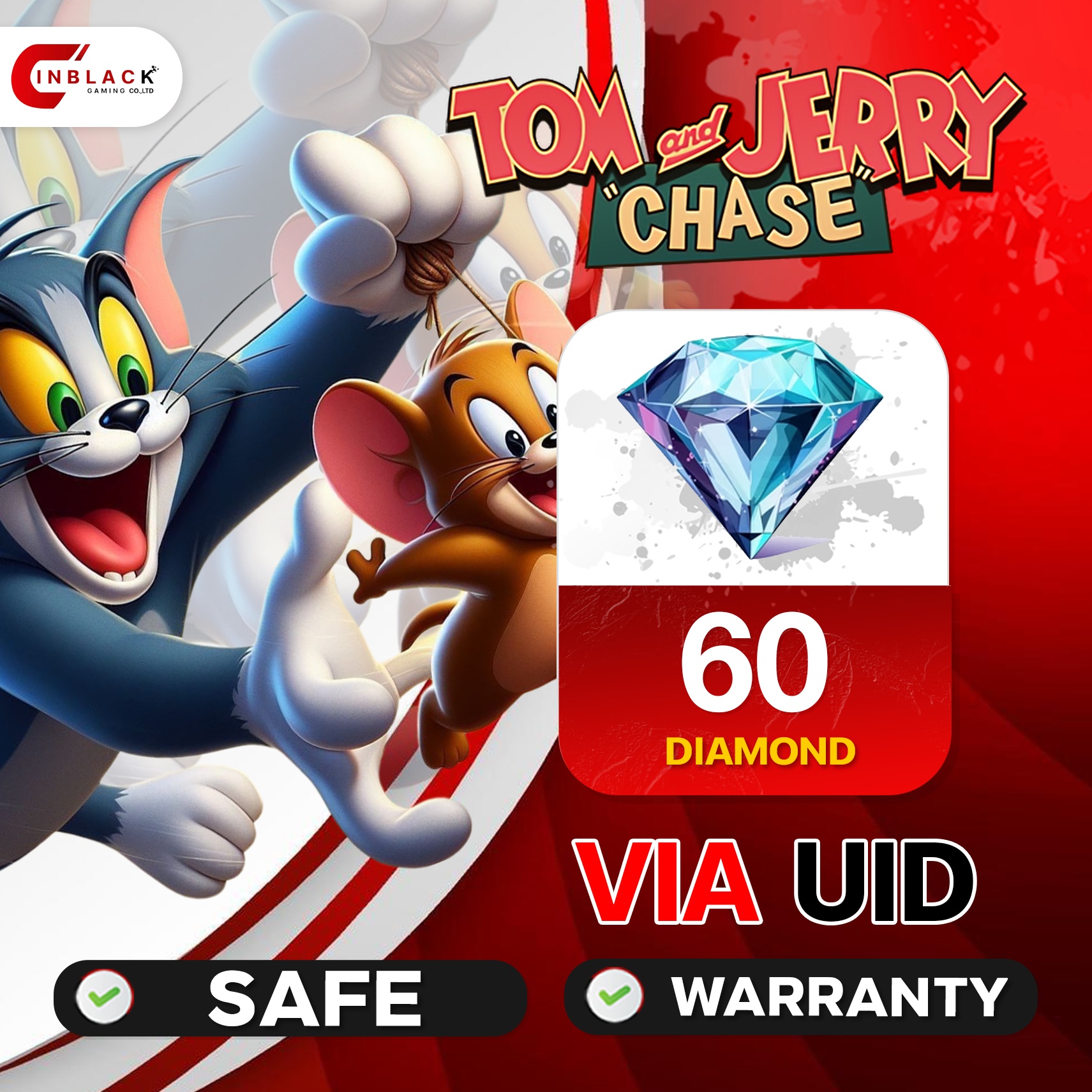 Tom and Jerry: Chase - 60 Diamond by Inblackm open 24 hr. | Tom and ...