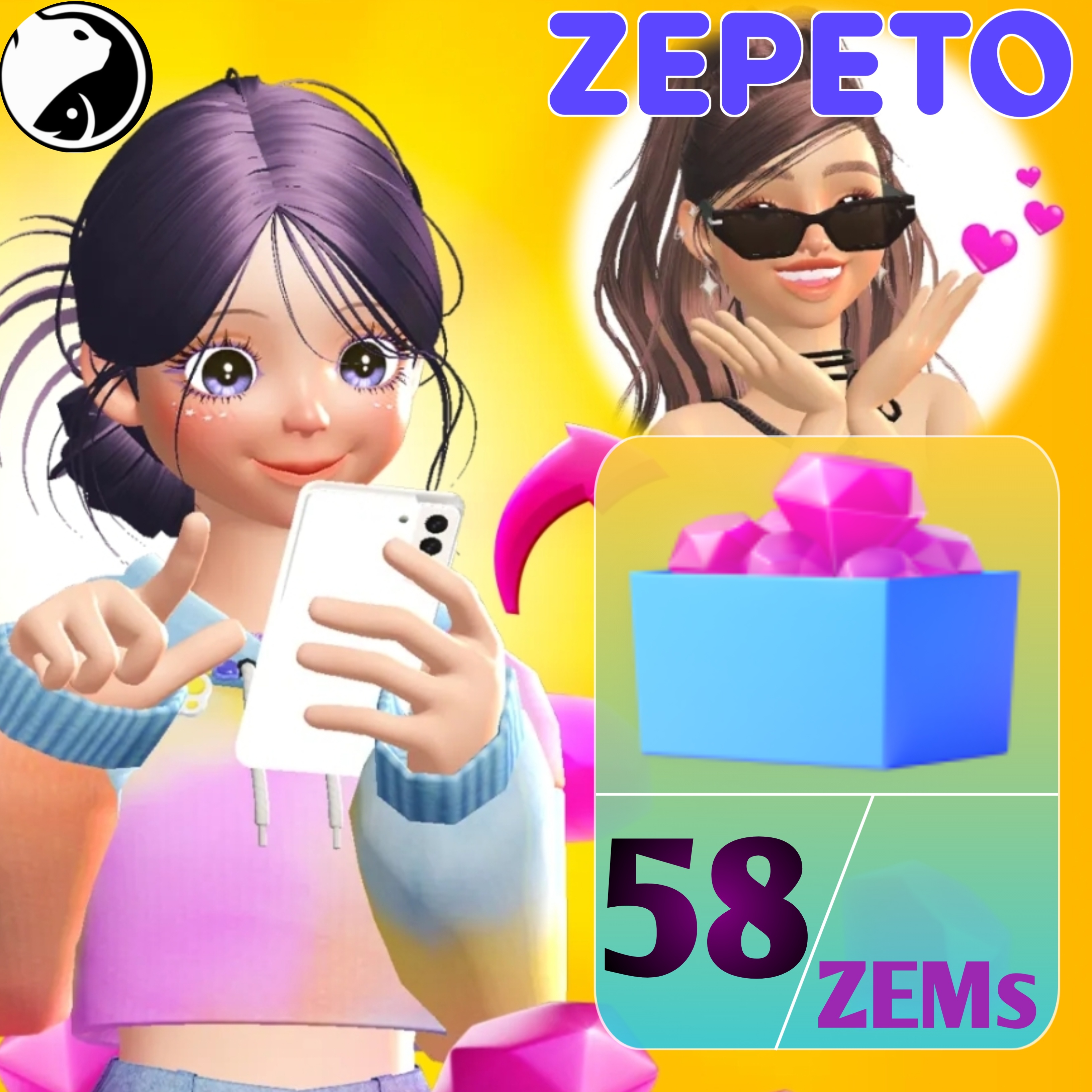 ZEPETO FAST DELIVERY 58 ZEMS - Via : ZEPETO CODE [GLOBAL] | ZEPETO | KALEOZ