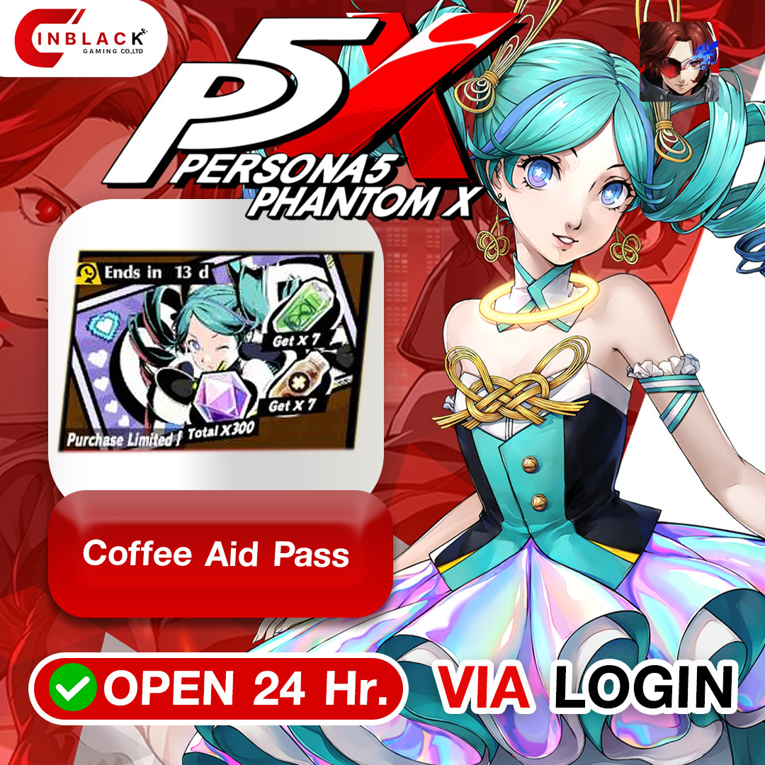 Persona5: The Phantom X (GL) - Coffee Aid Pass 4.99$ Top up Via Login ...
