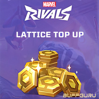 Marvel Rivals Top Up 100 Lattices - Only Need UID | Marvel Rivals | KALEOZ